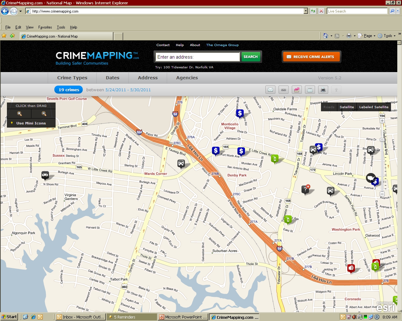 Crimemapping – Suburban Acres Civic League