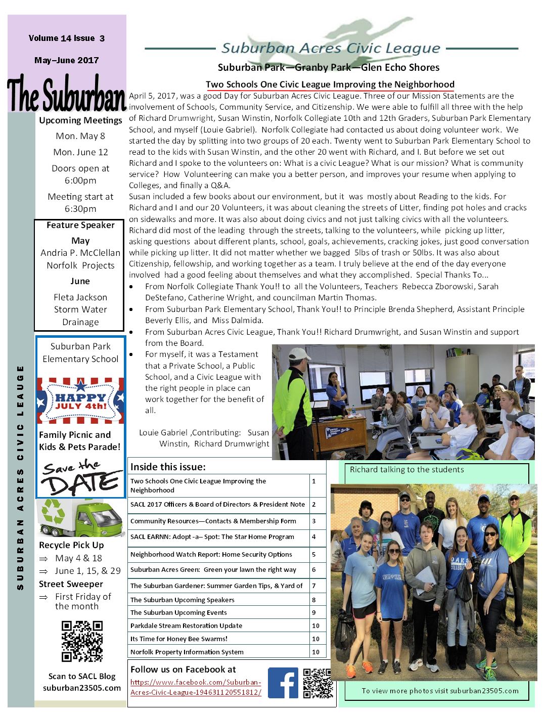 May-June Newsletter 2017 – Suburban Acres Civic League